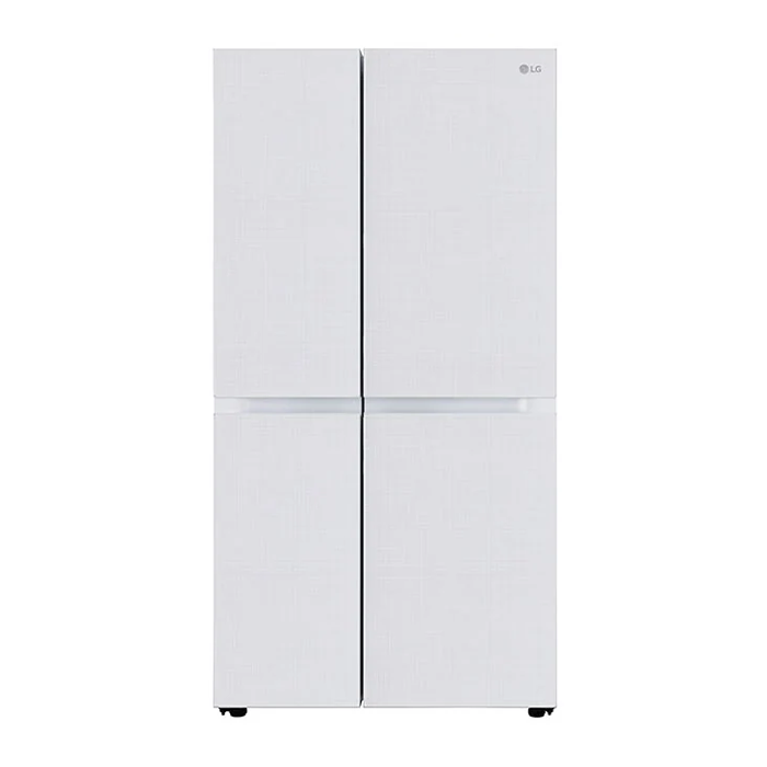 LG 650L Convertible Side-by-Side Refrigerator (Linen White) REF GL-B25 ...