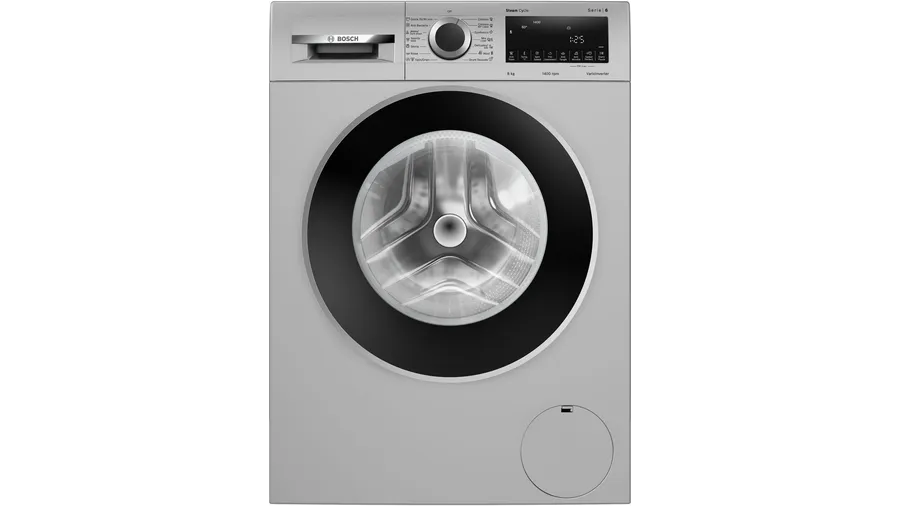 Bosch 8 kg Front Load Washer with In-built Heater (Silver) WGA1340SIN ...