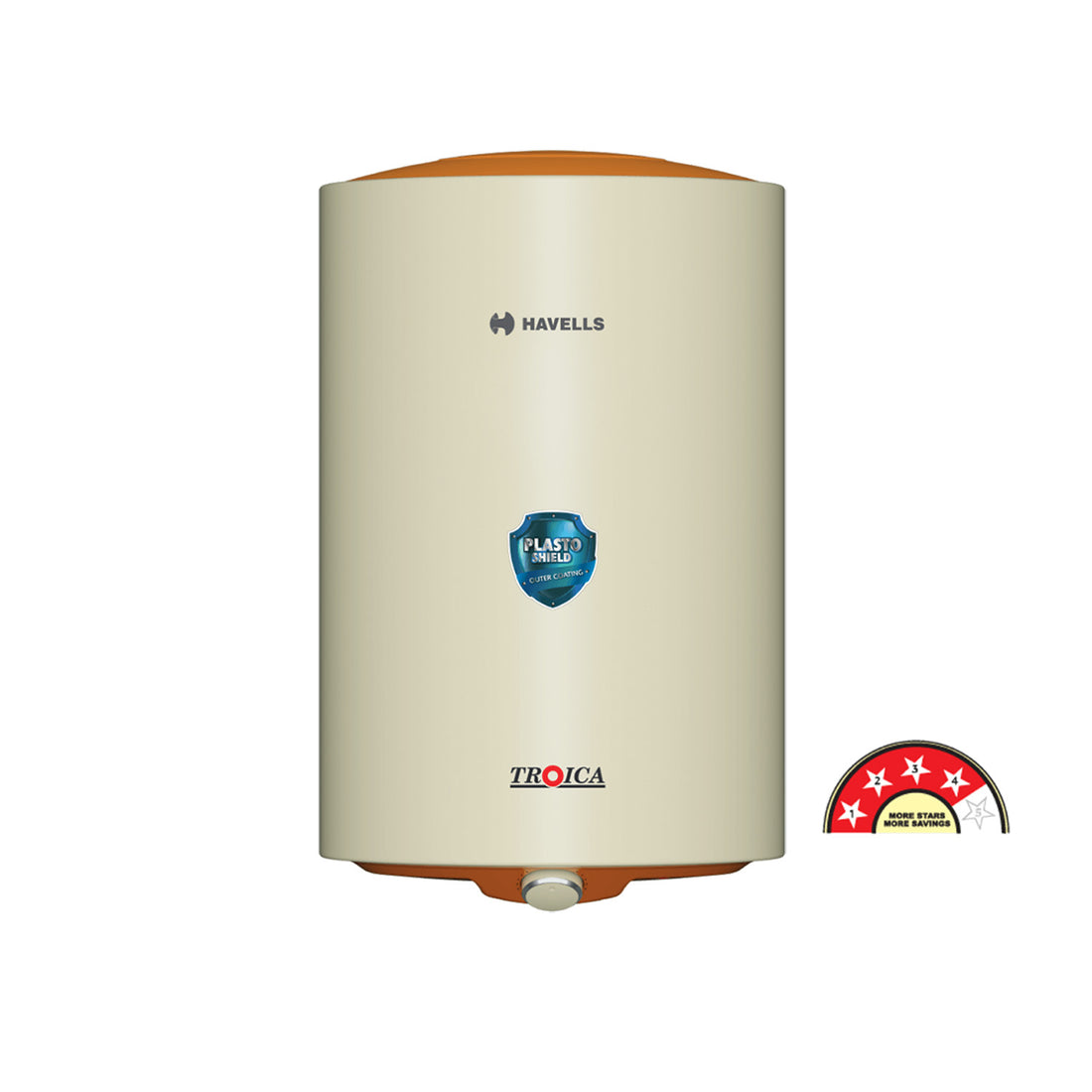 HAVELLS 25 L Storage Water Geyser (Troica, Ivory Brown) – Electronic ...