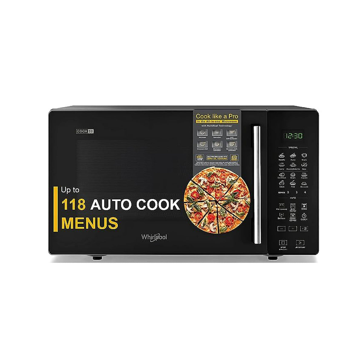 Whirlpool 20L Convection Microwave (MAGICOOK PRO 22CE BLACK) (W.POOL M ...